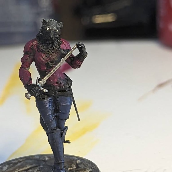Female Tabaxi Fighter, Druid, Wizard, Cleric- Werepanther, Werecat ...