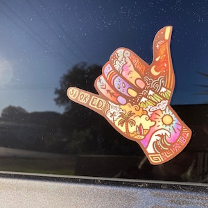 STOKED // Weatherproof Outdoor Sticker // Vinyl 4 Nature, Exploring ...