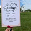 Printable Wedding Program Template, Rustic Wedding Fan Program ...