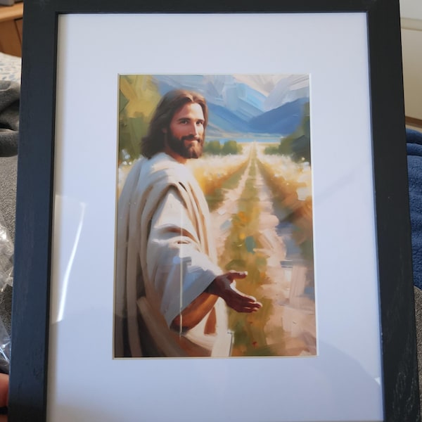 Jesus Baptism, Jesus and John the Baptist, Christian Art, Biblical Art ...