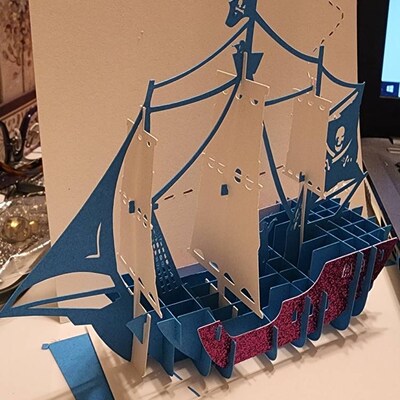 Pop up Frog Card Template digital Download - Etsy