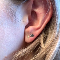 Plain Studs Sterling Silver Modern Studs Stud Earrings - Etsy Canada