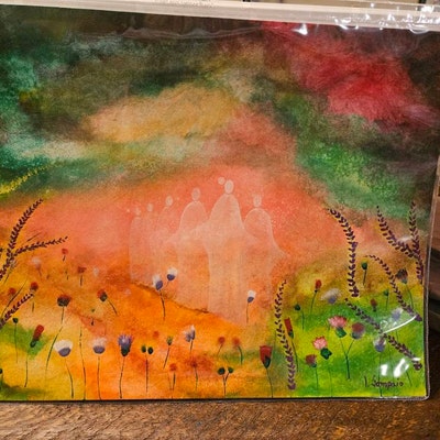 Original Painting on Paper, Original Unique Acrylic Painting, Handmade ...