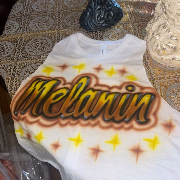 Est Year Design,airbrush T Shirt,airbrushed Shirt,airbrush Crop Top,80s ...