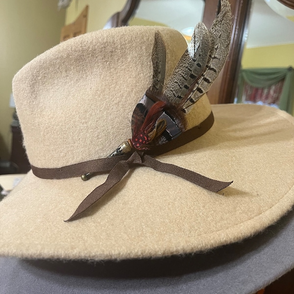 Hat Feather, Fedora Hat Feather, Hand Crafted Hat Feather Embellishment ...