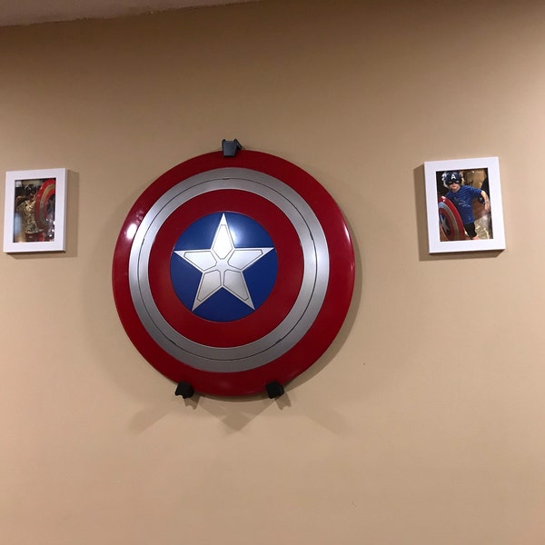 Captain America Shield Wall Mount / Super Hero Shield Display - Etsy