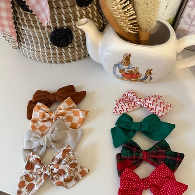 Dotted Stitch Bow 20 Styles You Choose 1 Woven Bow - Etsy