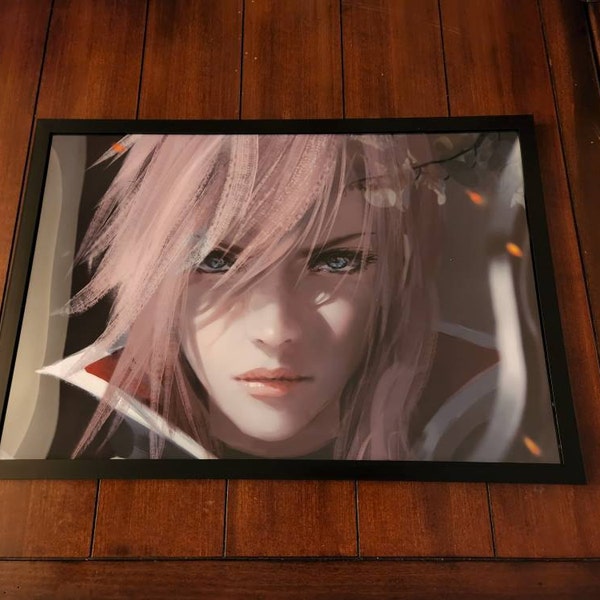 Ffxiii/lightning Print (L Poster or XL Vinyl Canvas) - Etsy