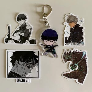 JJK Acrylic Keychain Charms - Etsy