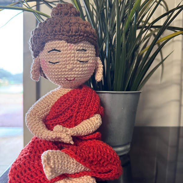 Crochet Buddha Pattern: Zen Meditation Decor (PDF Pattern) - Etsy