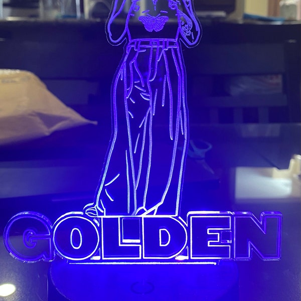 Custom LED Acrylic Light | LED Sign | LED Lamp | Drawing From Photo - Etsy