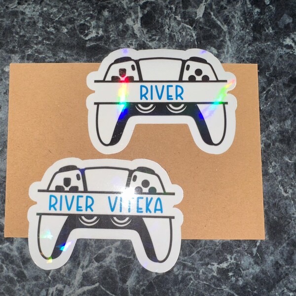 Gaming Controller Name Labels | Gaming Sticker | Gamer Tag Stickers ...