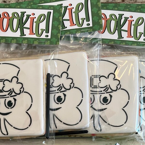 Printable DIY Cookie Kit Instruction Card - 3.5" X 5"- Printable Cookie ...