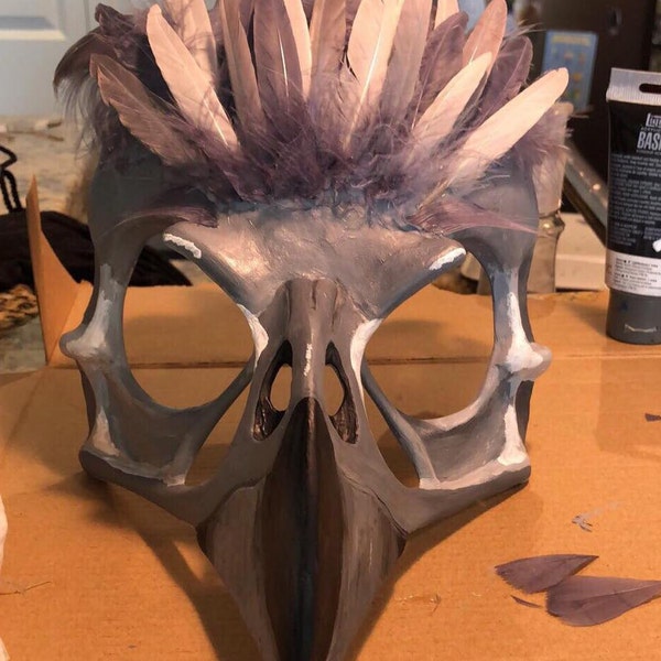 Eagle Skull Mask Blank, Hawk Skull Face Mask, Raptor Skull Mask, Bird ...