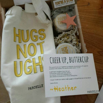 Cheer up Gift Box Sunshine Care Package Sympathy Gift Basket Thinking ...