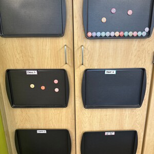 Extra Large Colored Chalkboard Number Magnets Student Numbers Counting ...