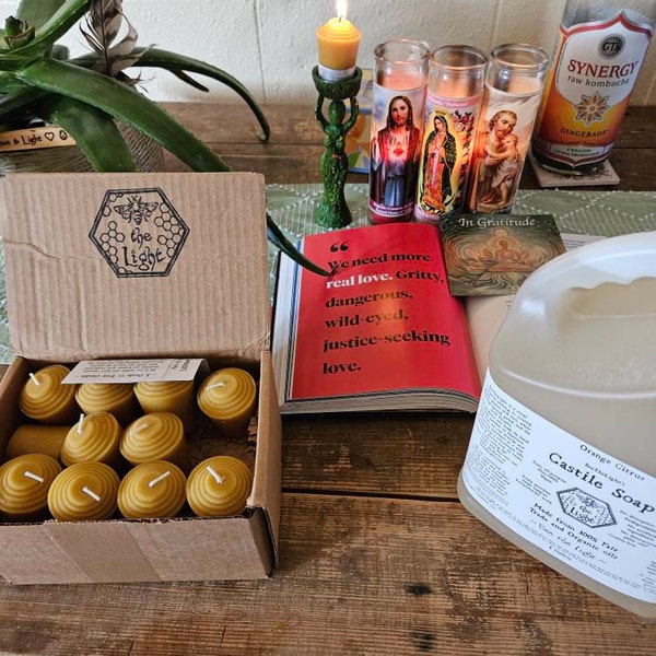 Beeswax Votive Candles - 100% Pure Beeswax (15 Hours Burn Time Each ...