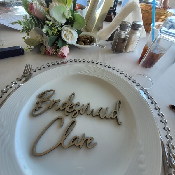 Personalised Wooden Disc Engraving Engrave Your Text on Wood Custom ...