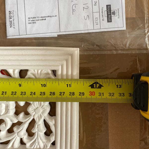 127mm or 100mm Plain Plaster Cove Join Corners Internal or External ...