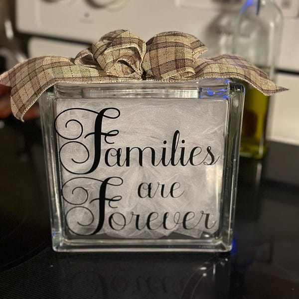 Memorial Glass Block - Etsy