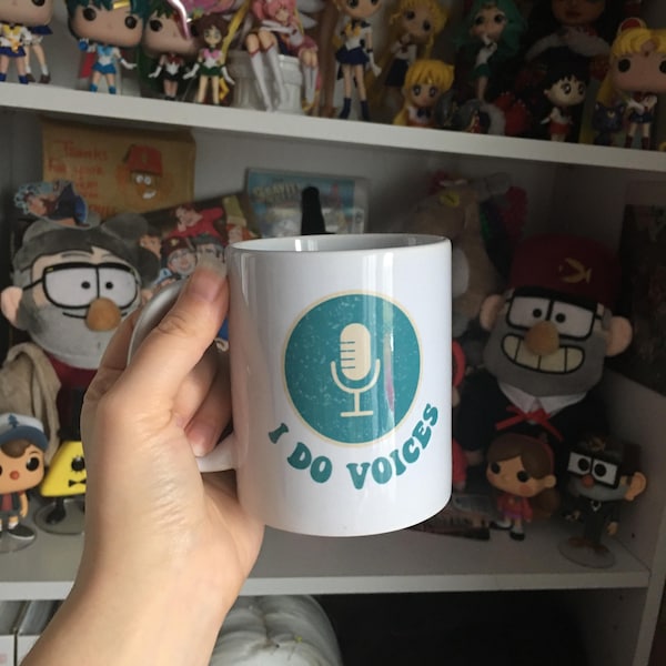Voice Actor Mug | I Do Voices Mug | Voiceover Artist Mug | Voice Actor ...