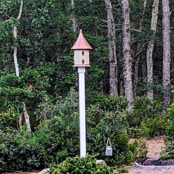 Bird Feeder Post Mount, Spruce, Bird Feeder Mount, Bird House Post ...
