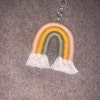 Macrame Rainbow Keyring 12 Colours - Etsy