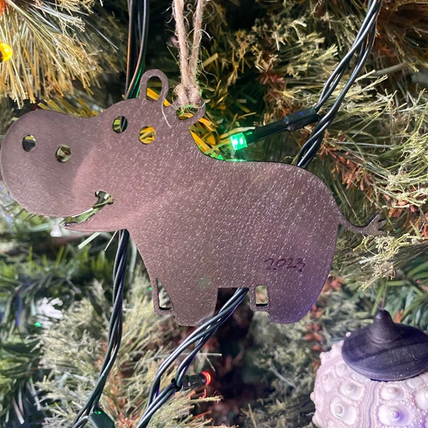 Hippo Ornament | I Want a Hippopotamus for Christmas - Etsy