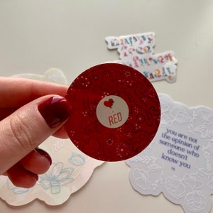 The Red Inspired Sticker Collection - Etsy
