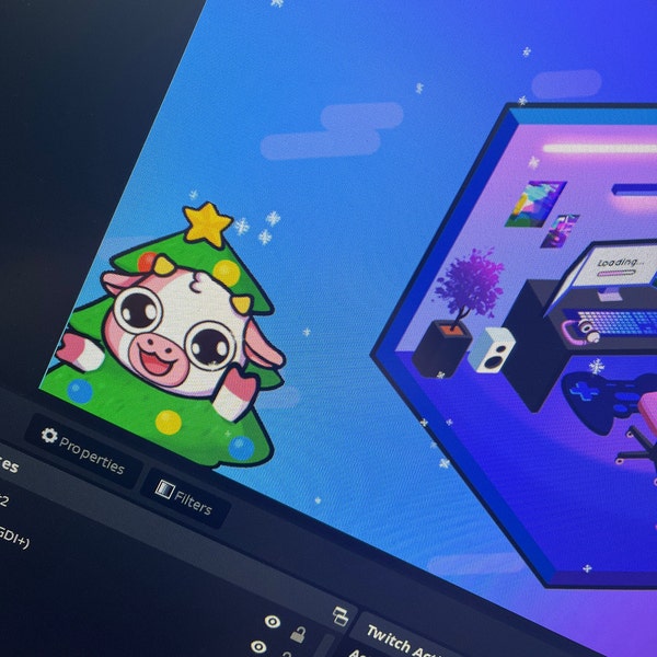 Animated Pink Cow Emote-dance Emote 3 - Etsy