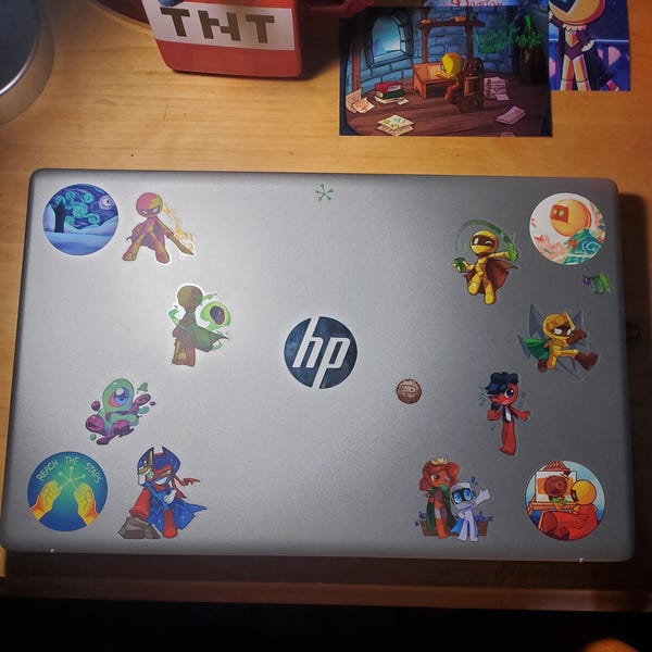 Gildedguy Sticker Sheet - Clear / Die Cut / All Characters - Etsy