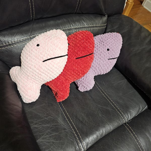 Colorful Fish Crackers Crochet Pattern No-sew - Etsy