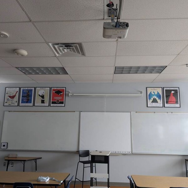 Book Poster Literature Poster Book Cover Wall Art Set 6 Prints | Home ...