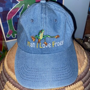 Polite Frog Embroidery Vinyl Sticker | Etsy