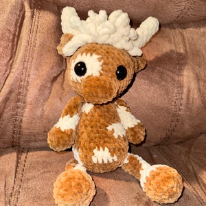 Longhorn Crochet Pattern Longhorn Cow Pattern, Amigurumi Longhorn Cow ...