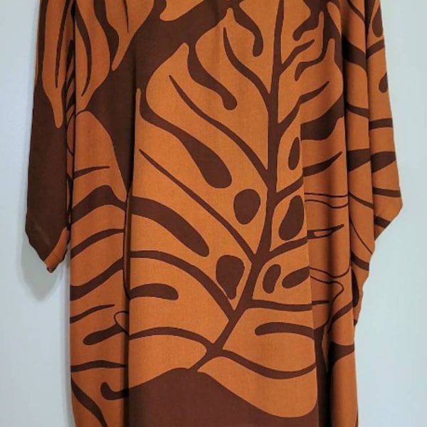 Hawaiian Aloha Wear. Kimono Style Cardigan Cover-up Top - Etsy