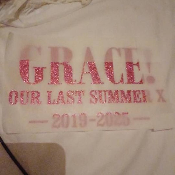 Custom Mamma Mia Decal for Leavers Shirt | Leavers 2025 Iron-on Decal ...