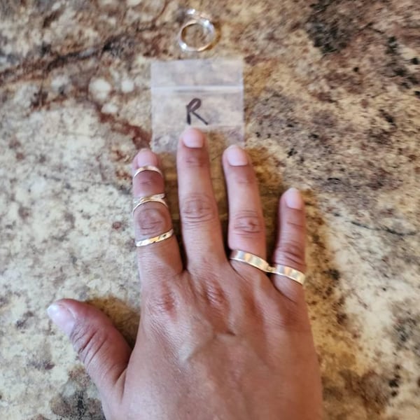 14K Gold Wide Toe Ring - Real 14 Karat Yellow Gold Wide Toe Ring - 14K ...