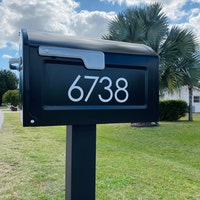Reflective Mailbox Numbers, Reflective Mailbox Decals, Mailbox Decals ...