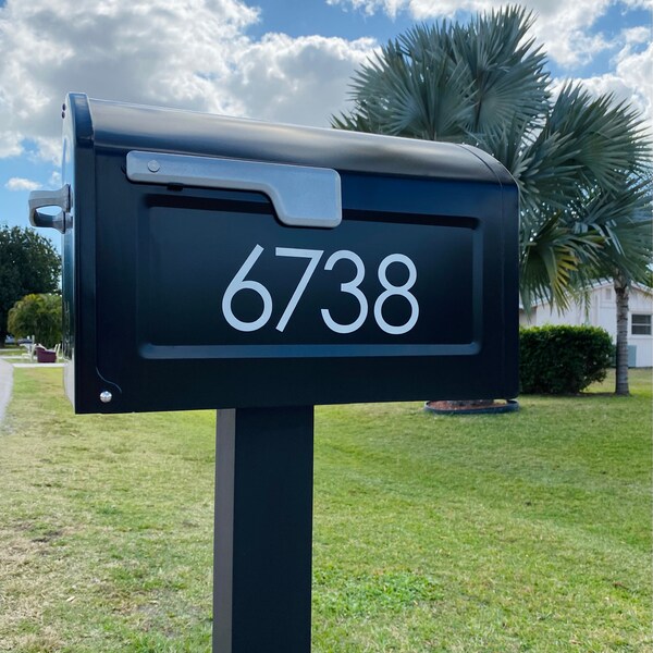Reflective Mailbox Numbers, Reflective Mailbox Decals, Mailbox Decals ...