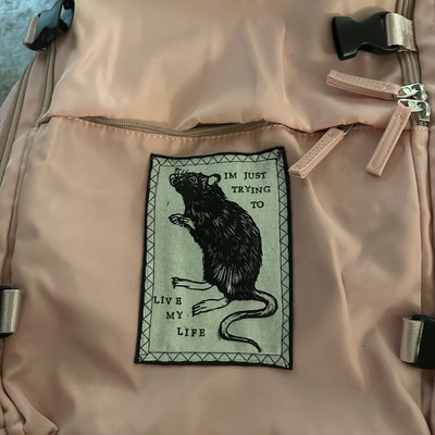 Handmade Rat Patch Rat Patch Rat Accessories Animal Patches Iron on ...