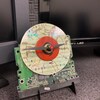Vintage Punched Computer Punch Card on Mini CD on Circuit Board Clock ...