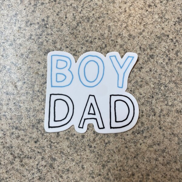 Boy Dad Hat Sticker, Dad Stickers, Waterproof Stickers, Dad Hat, Gifts ...