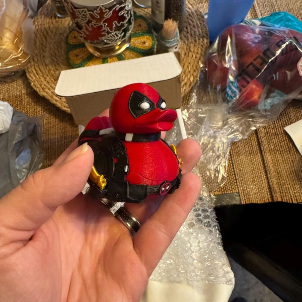 Deadpool 3D Printed Duck - Etsy