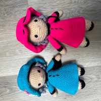 Handmade Crochet Beatrix Potter Characters Peter Rabbit, Benjamin Bunny ...