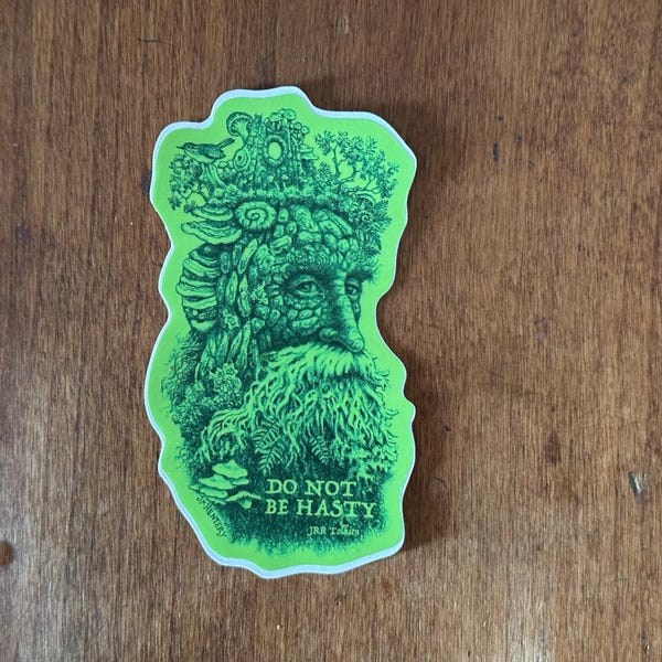 Wandering Ent Art Sticker - Etsy