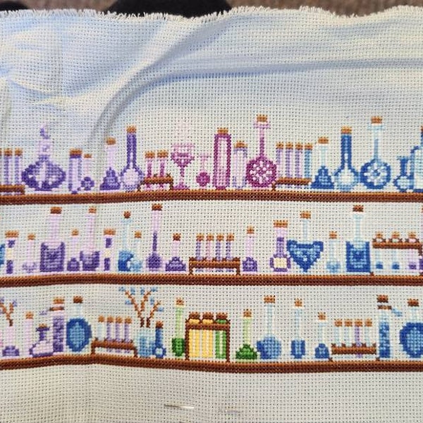 Magic Potions Temperature SAL , Fantasy Stitch Along Cross Stitch ...