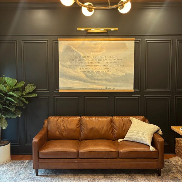 The Blessing Art Print | Extra Large Wall Art | Vintage Pastoral Art ...