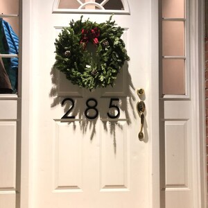 6 Inch Magnetic Modern Numbers Letters for Doors, Houses, Mailboxes ...