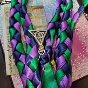 CUSTOM set of 3 wedding cords choose your colours and charms | Etsy